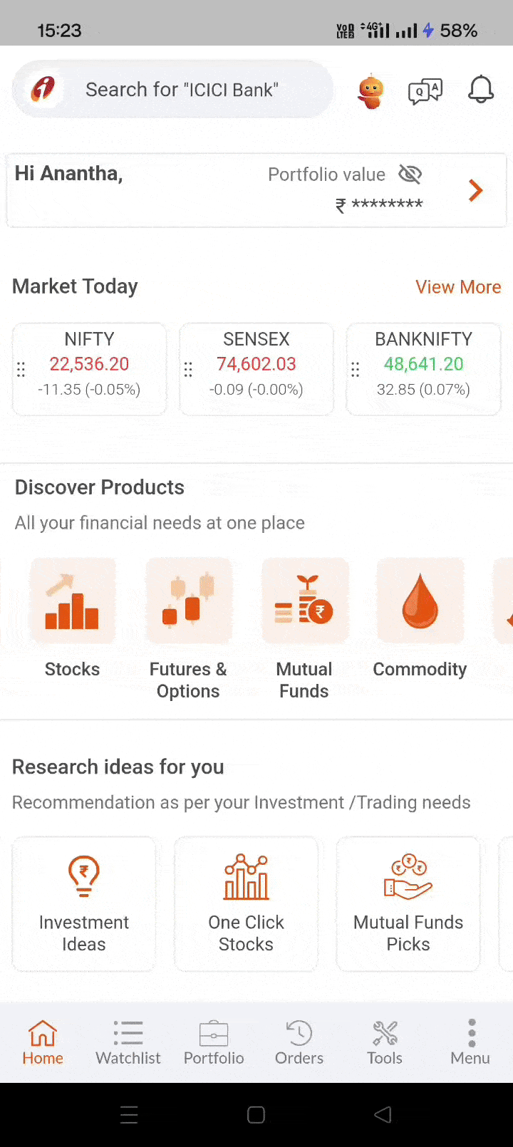 How to check Account number details in All in one app?| ICICI Direct